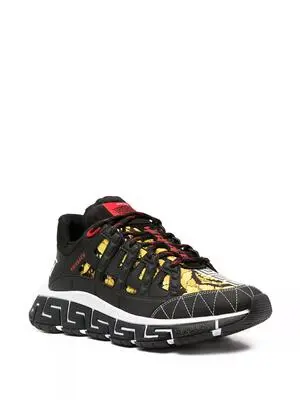 Versace Trigreca Baroque-print Sneakers
