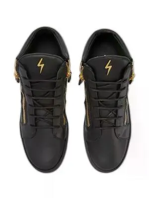 GIUSEPPE ZANOTTI Kriss Leather Sneakers - Black