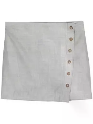 Loulou De Saison Mahaz Virgin Wool Mini Skirt