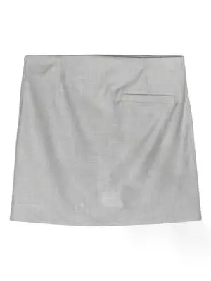 Loulou De Saison Mahaz Virgin Wool Mini Skirt