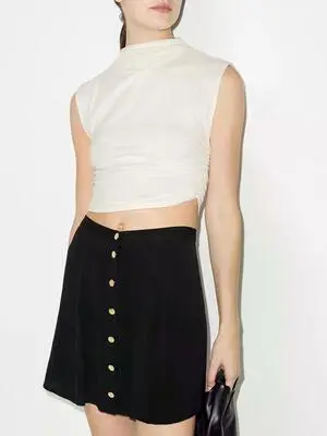REFORMATION Lindy Organic Cotton Crop Top