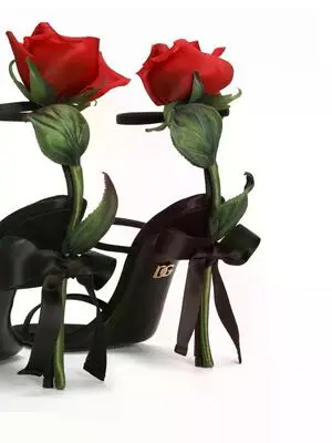 Dolce & Gabbana Rose-appliqué Sandals