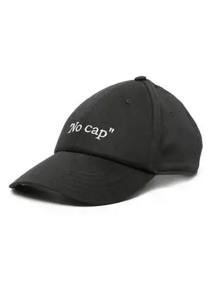 Off-White No Cap Baseball Cap - Black