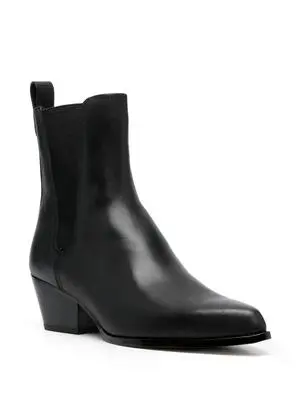 Michael Kors Pointed-toe Leather Ankle Boots