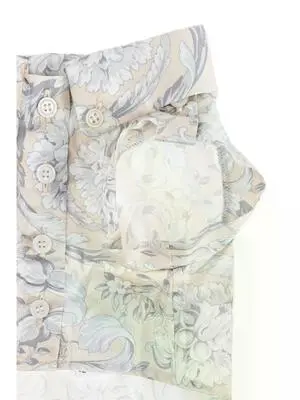 Versace Barocco Print Button-down Shirt