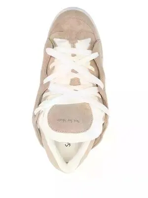 SANTHA Lace-up Sneakers - Neutrals