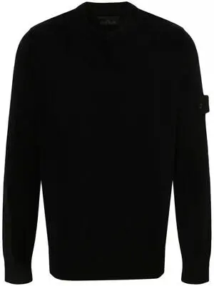Stone Island Compass-badge Virgin Wool Sweater