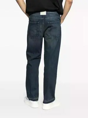 LANVIN Logo-patch Cotton Jeans
