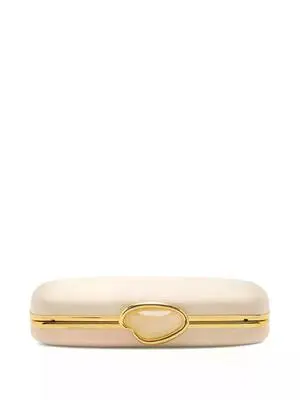 Oscar De La Renta Leather Clutch Bag