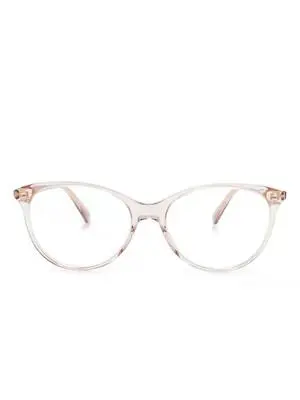 Gucci Transparent Frame Glasses - Brown