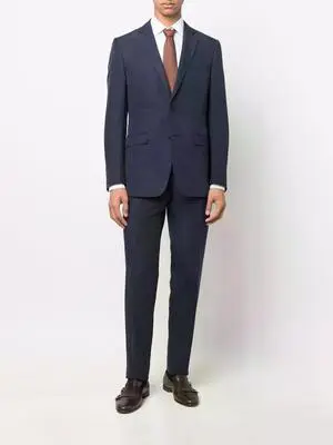 Canali Tailored Single-breasted Suit - Blue