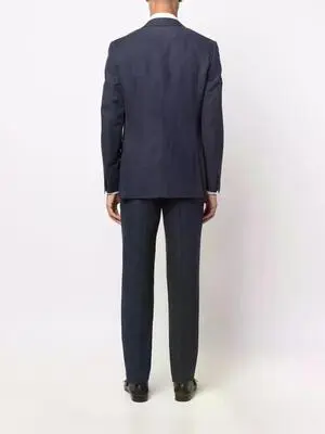 Canali Tailored Single-breasted Suit - Blue