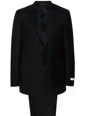 Canali Single-breasted Wool Suit - Blue