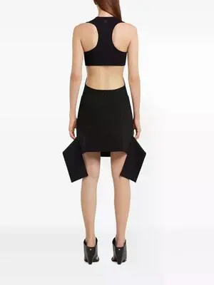 COURREGES Belted Mini Skirt