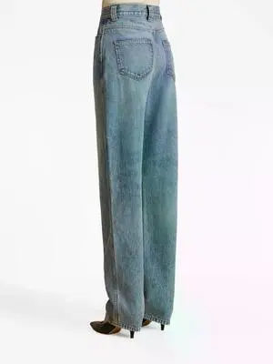 Khaite Albi High-rise Tapered Jeans