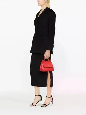 Dolce & Gabbana Single-breasted Virgin Wool Blazer - Black