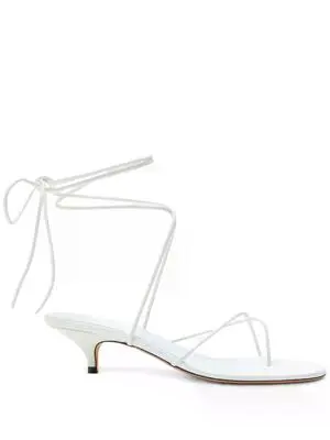 Proenza Schouler Tie-fastening Sandals - White