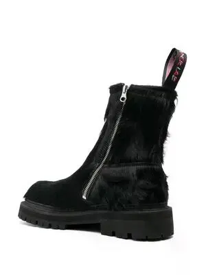 Camper Eki Calf-hair Ankle Boots