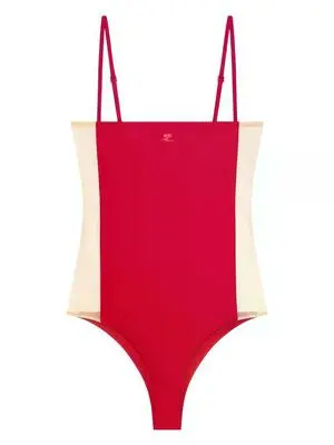 COURREGES Illusion Swimsuit - Red