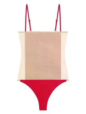 COURREGES Illusion Swimsuit - Red