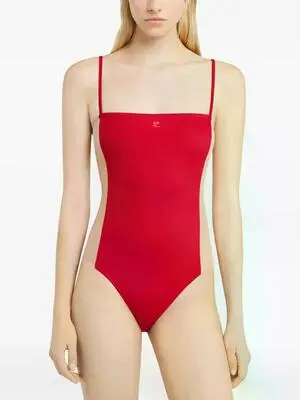 COURREGES Illusion Swimsuit - Red