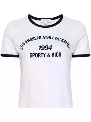 Sporty & Rich Frill T-shirts For Women