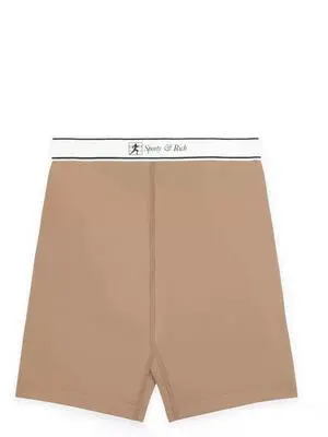 SPORTY & RICH Runner Script Biker Short