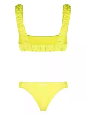 Sunnei Logo-print Ruched Bikini Set