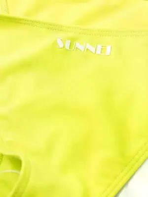 Sunnei Logo-print Ruched Bikini Set