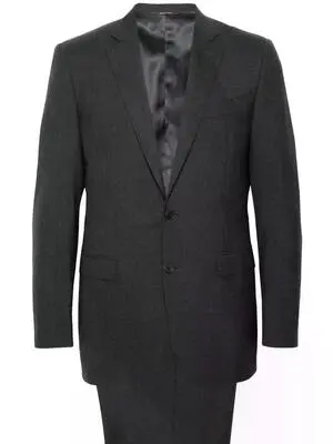 Canali Single-breasted Wool Suit - Grey