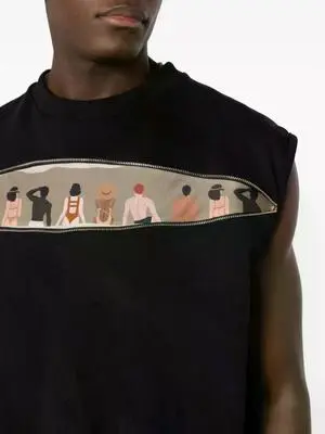 AMIR SLAMA Graphic-print Tank Top