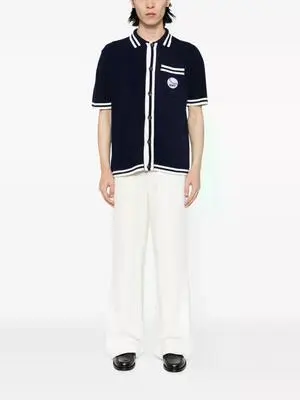 Kiton Logo-patch Shirt