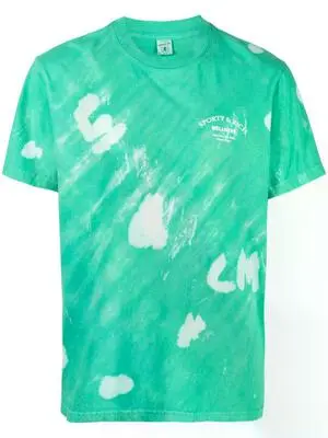SPORTY & RICH Wellness Tie-dye T-shirt - Green