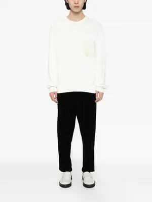 Giorgio Armani Chenille Drawstring Trousers