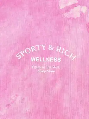 Sporty & Rich Wellness Studio Tie-dye T-shirt