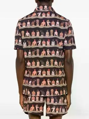 AMIR SLAMA Graphic-print Shirt
