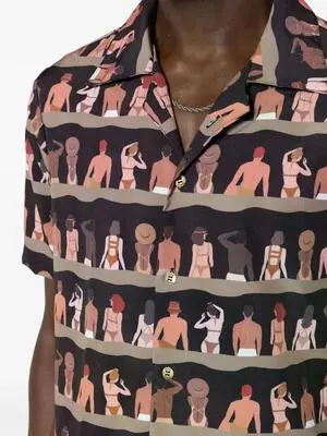 AMIR SLAMA Graphic-print Shirt