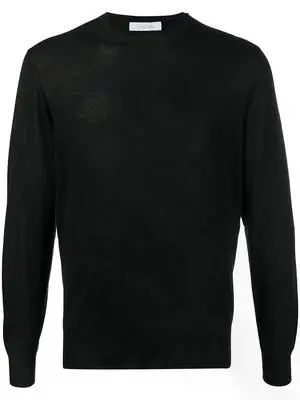 CRUCIANI Crew Neck Knit Jumper - Black