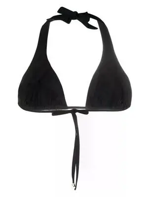 Dolce & Gabbana Halterneck Triangle Bikini Top - Black