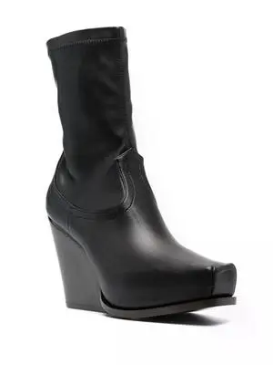 Stella McCartney Cowboy 80mm Ankle Boots - Black