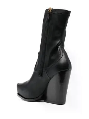Stella McCartney Cowboy 80mm Ankle Boots - Black