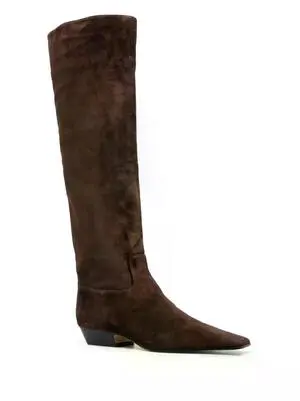 Khaite The Marfa 35mm Knee-high Boots - Brown