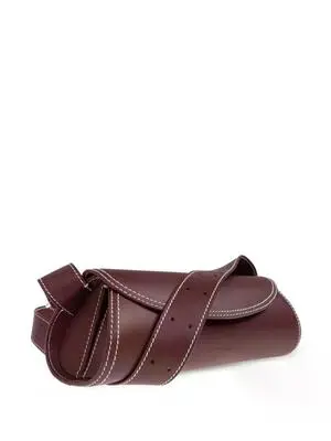 JIL SANDER Cannolo Shoulder Bag - Red