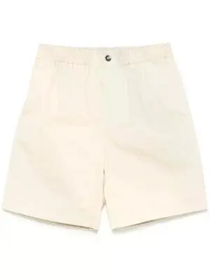 AMI Paris Cotton Chino Shorts - Neutrals