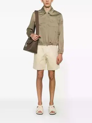 AMI Paris Cotton Chino Shorts - Neutrals