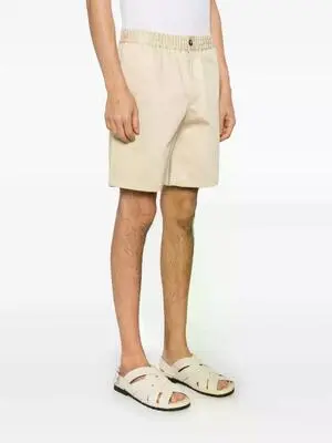 AMI Paris Cotton Chino Shorts - Neutrals