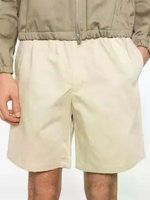 AMI Paris Cotton Chino Shorts - Neutrals