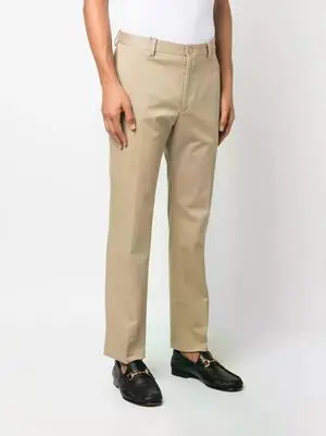 Etro Mid-rise Stretch-cotton Chinos