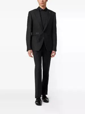 Philipp Plein Skull&bones Jacquard Blazer