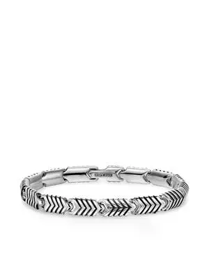 David Yurman Chevron-link Bracelet - Silver